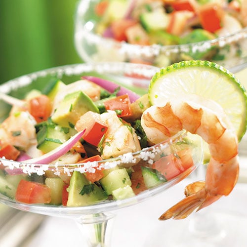 Ceviche Style Shrimp Cocktail